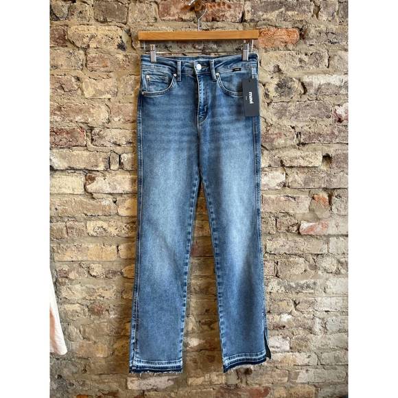 Mavi | Jeans | New Mavi Maria Slit Denim In La Blue | Poshmark